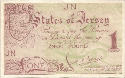 Jersey Occupation Banknotes - Pam West British Notes