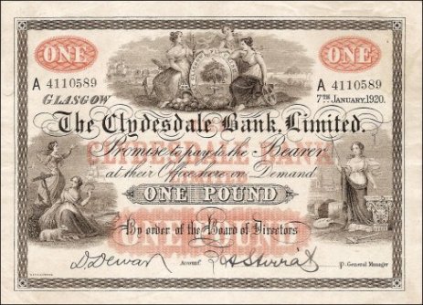 Clyesdale Bank Picture Library - Pam West British Notes
